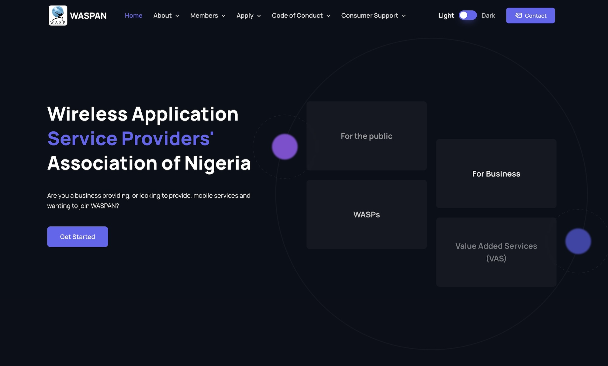 WASPAN - Wireless Application Service Providers' Association of Nigeria